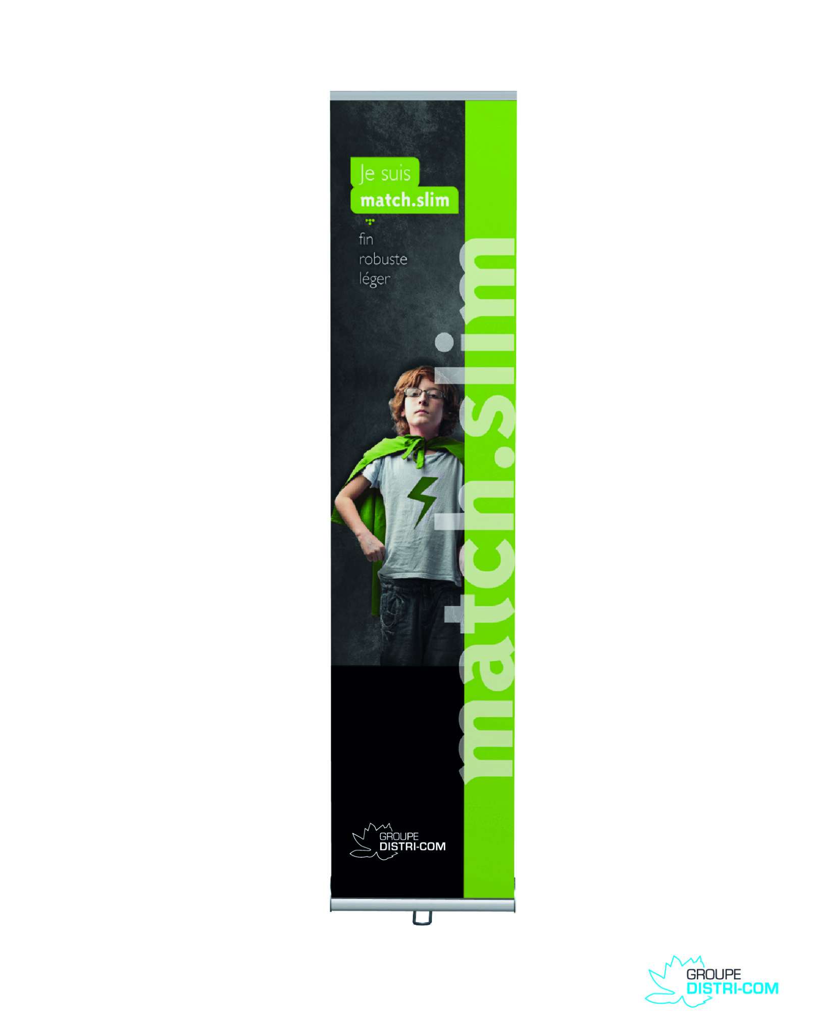 Kakémono match slim – Distri-com